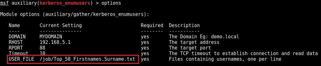 Kerberos Username Enumeration – Top 500 Common Usernames – Attack Debris